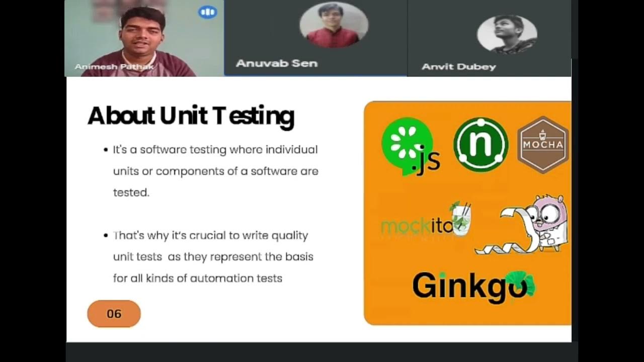 API Unit Testing || CodeIIEST || IIEST Shibpur - YouTube