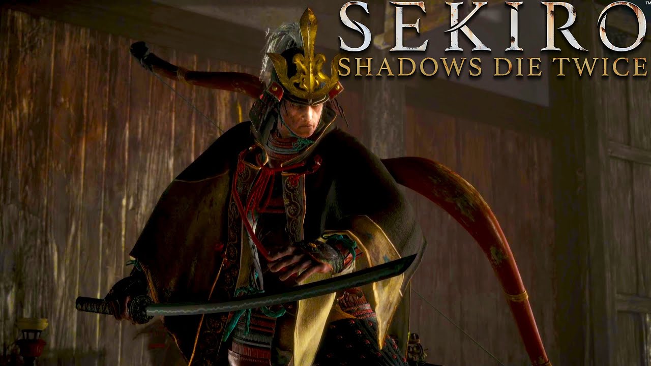 Sekiro: Shadows Die Twice - Genichiro Ashina Full Boss Fight - YouTube