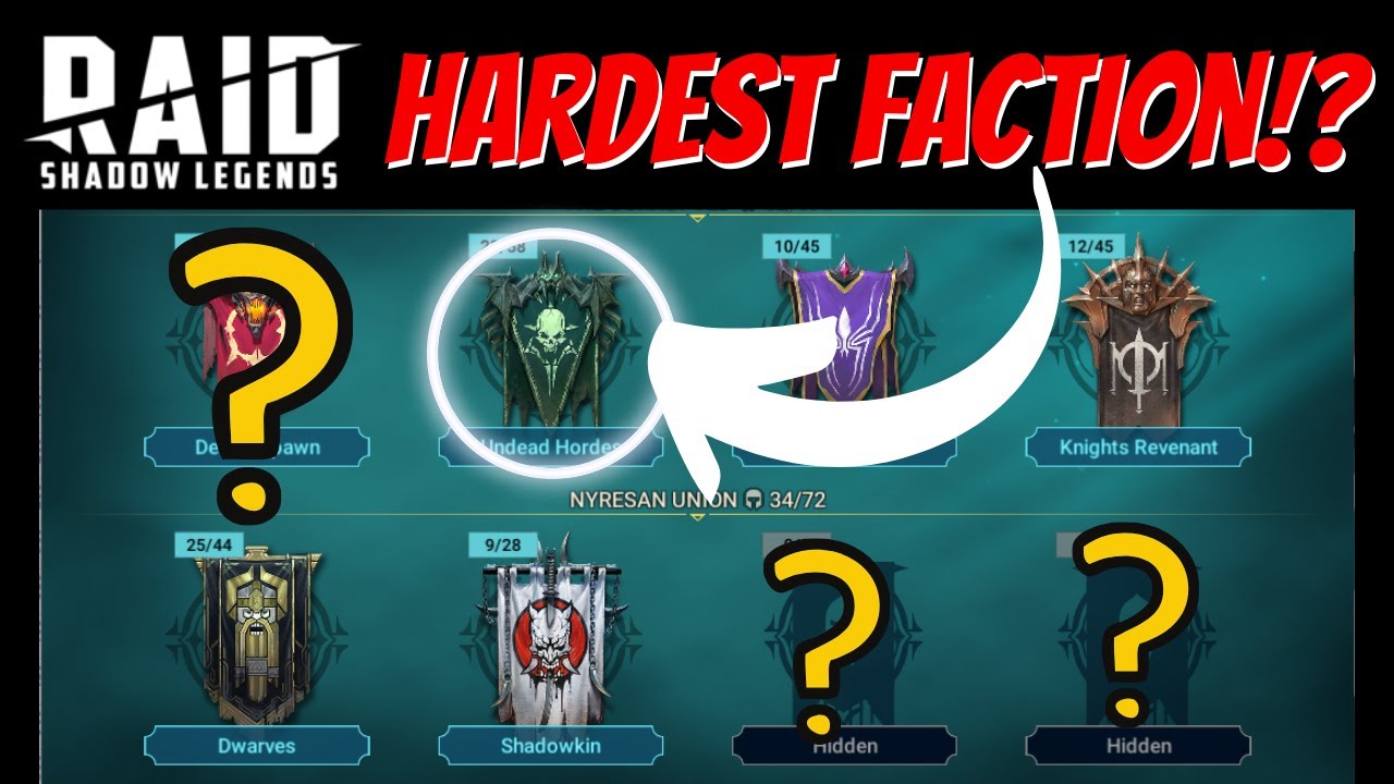 Wait Isn't Undead the Hardest Faction?!? Raid: Shadow Legends - YouTube
