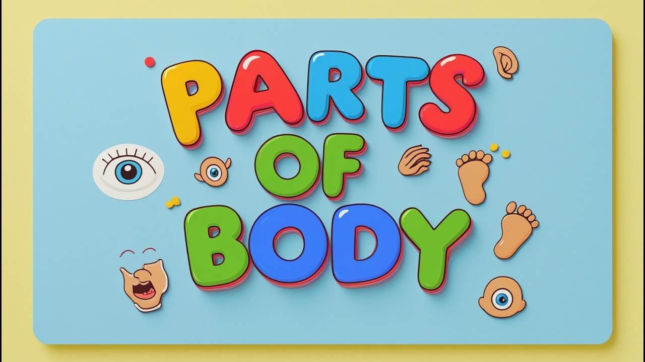 Parts of the Body for Kids | Learn Human Body Parts with Fun Animation ...