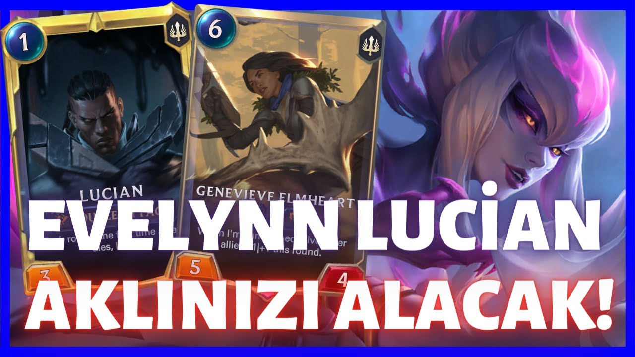 EVELYNN METANIN AKLINI ALIYOR! Lucian/Evelynn Kabuk Midrange Destesi ...