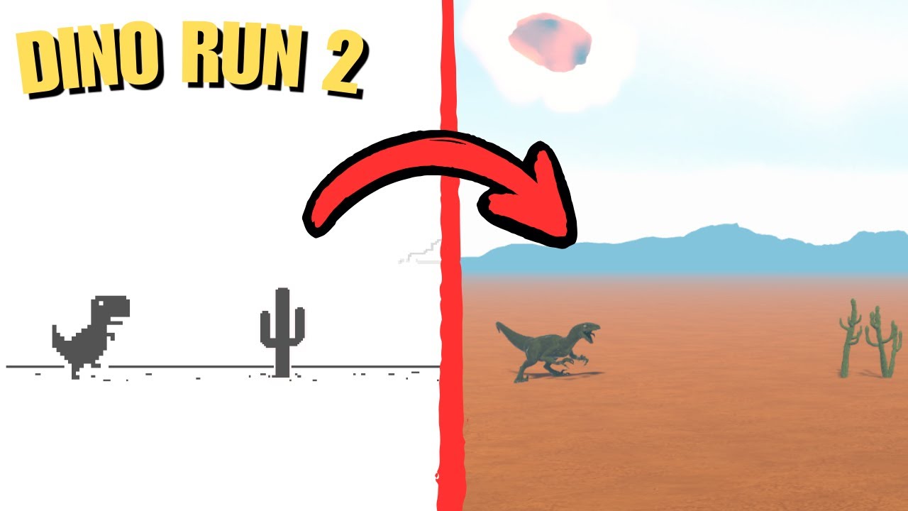 I Made Better Version Of Chrome Dino Game Youtube