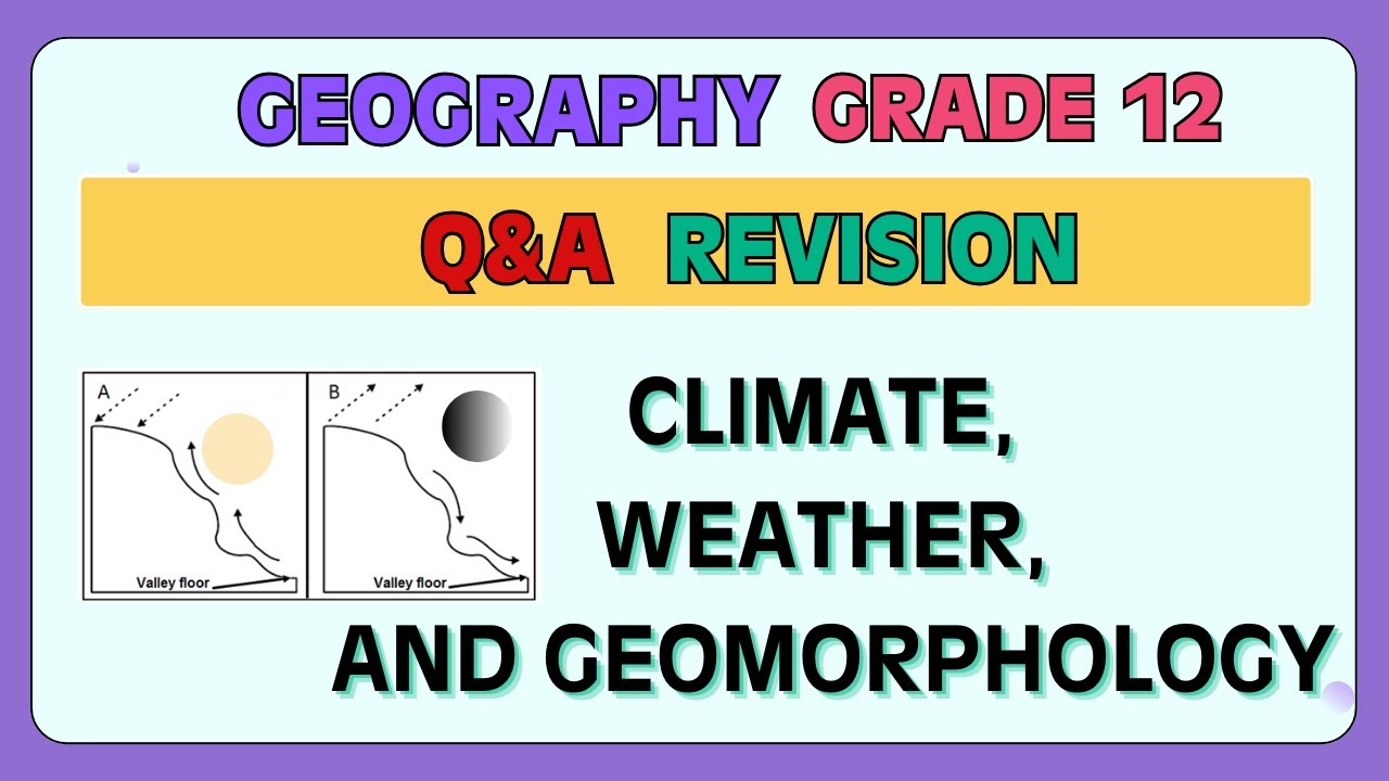 Geography Grade 12 Q&A | Climate, Weather, and Geomorphology - YouTube