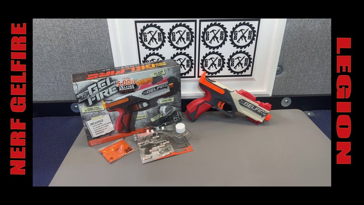 Unbox and Setup - NERF GELFIRE Legion Gel Ball Blaster Toy - Manual ...