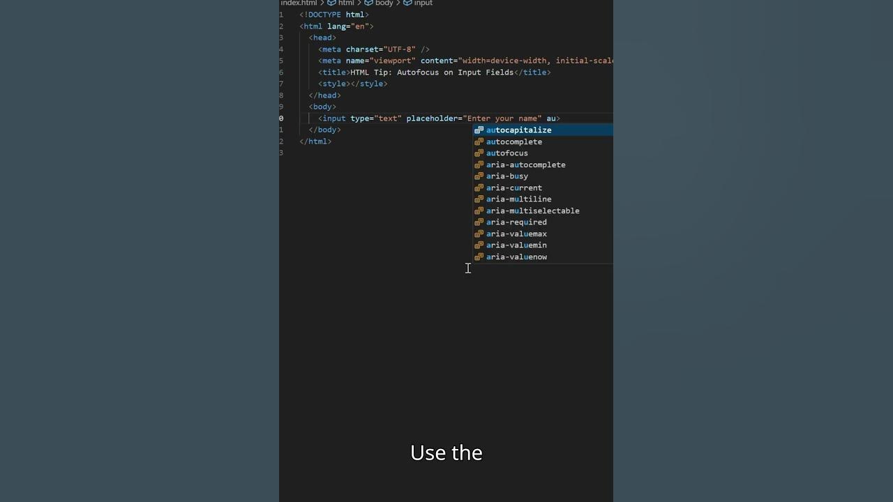 Autofocus On Input Field Reactjs Nextjs Html Css Gtg Coding