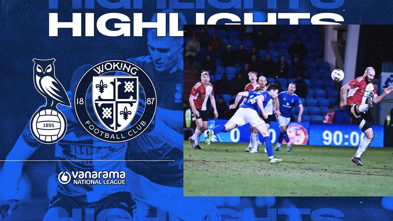 HIGHLIGHTS: Oldham Athletic 1-0 Woking - YouTube