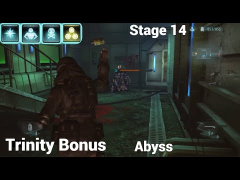 Resident Evil Revelations: Raid Mode Abyss Stage 14 - Trinity Bonus (BP ...