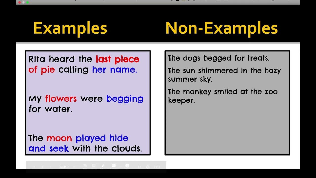 Personification Mini Lesson - YouTube