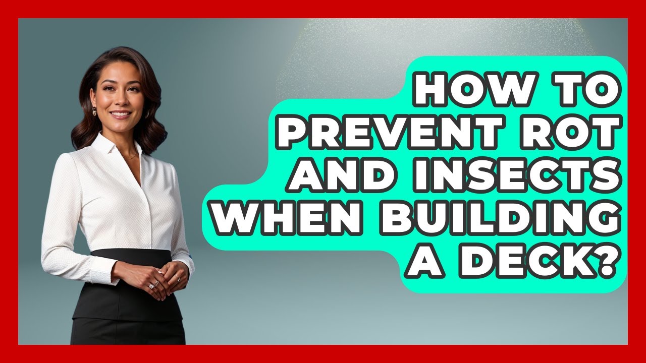 How To Prevent Rot And Insects When Building A Deck? - Home Remodeling ...