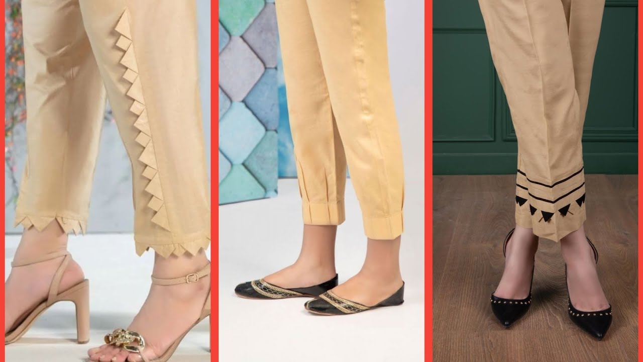 Pant design | pant plazo design | plazo pant design - YouTube
