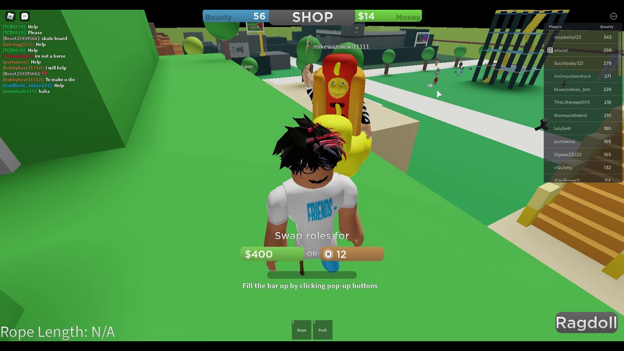 a game on roblox were you can rope people... (rope people simulator ...