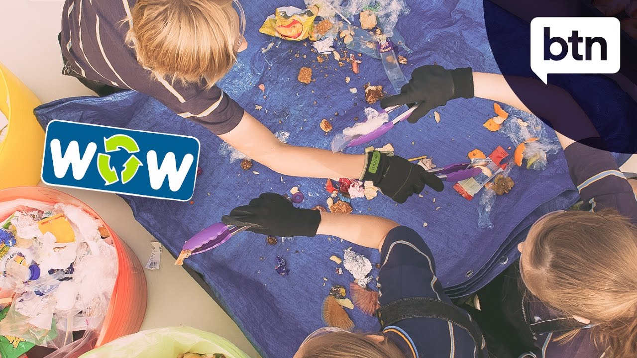 Wipe Out Waste school program - Behind the News - YouTube
