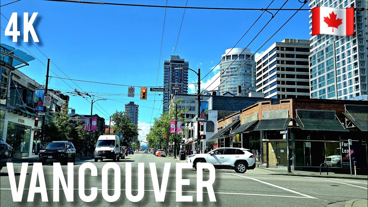 🇨🇦 [4K] Downtown Vancouver Driving, BC Canada 2025 - YouTube