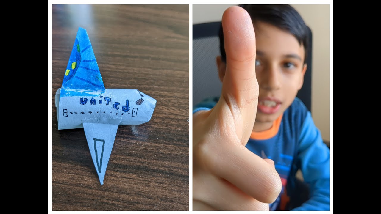 Make a Finger Airplane - YouTube