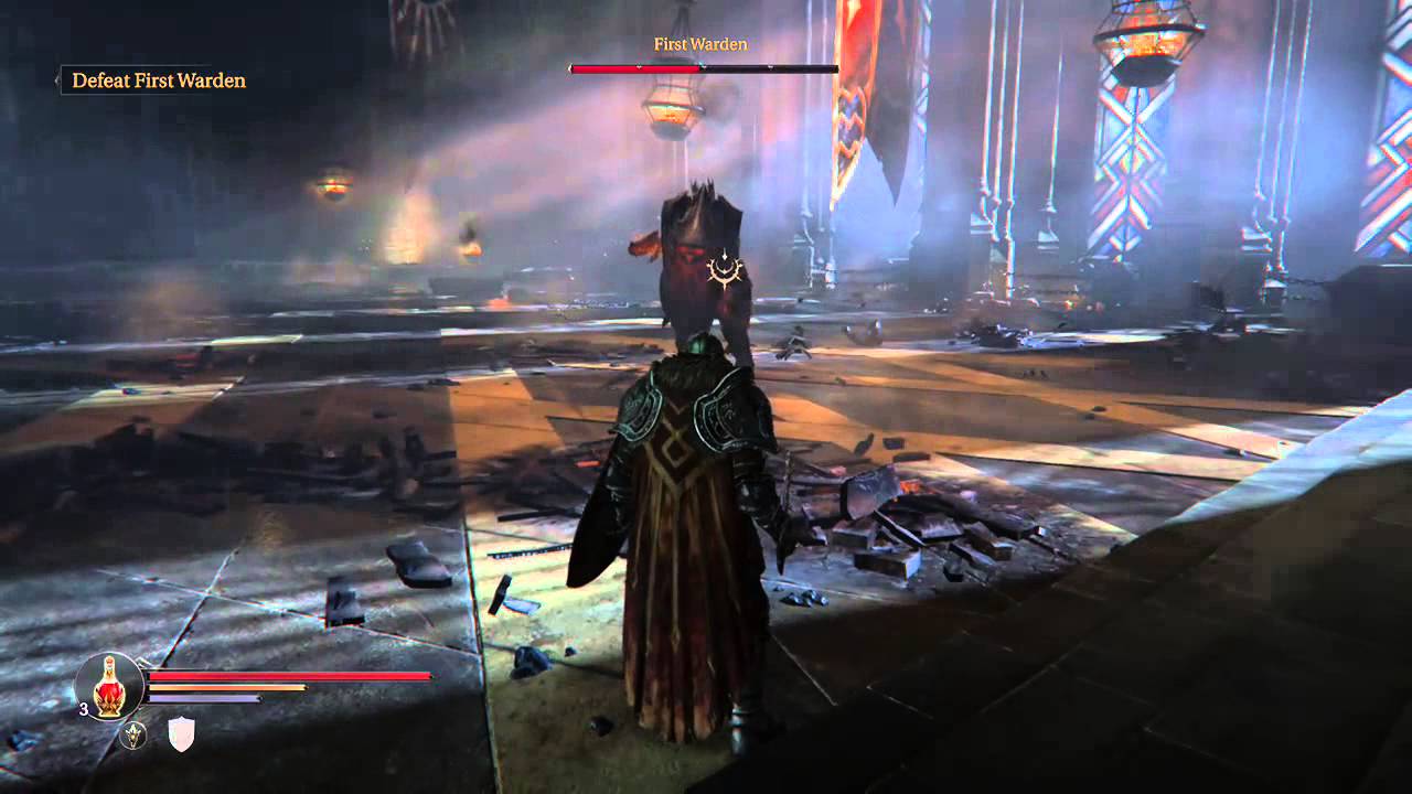 lords of the fallen first boss - YouTube
