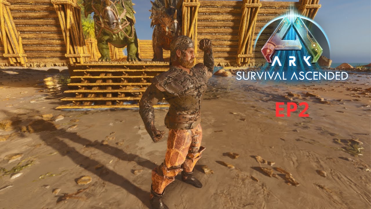 STARTING WITH THE RAFT BUILD AND TAMING A BREEDING PAIR TRIKES-ARK ...