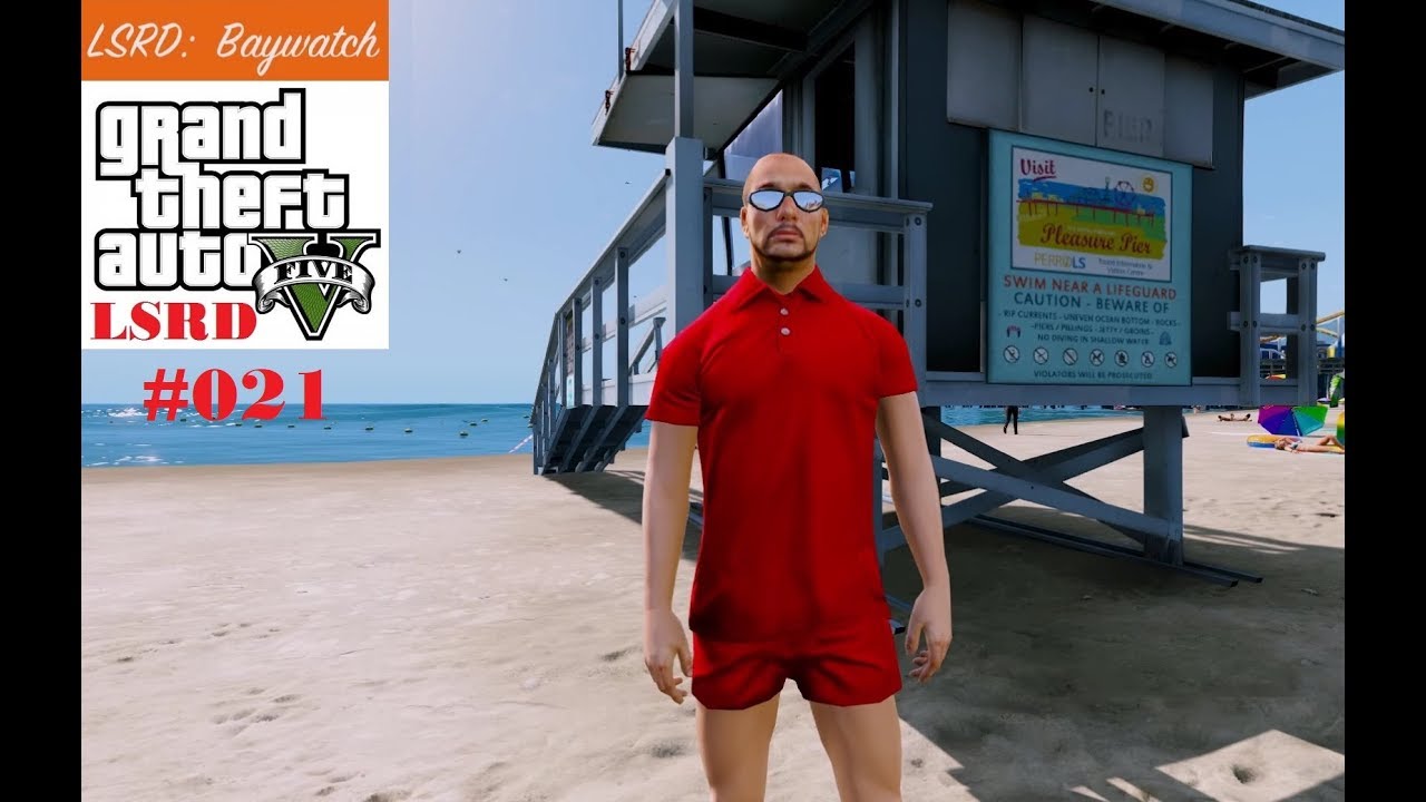 GTA 5 LSRD #021 | BAYWATCH (Baywatch Mod) | ReinAir - YouTube
