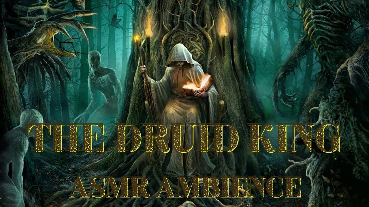 THE DRUID KING | Burning Torches, Hooting Owls, Night Forest Sounds ...