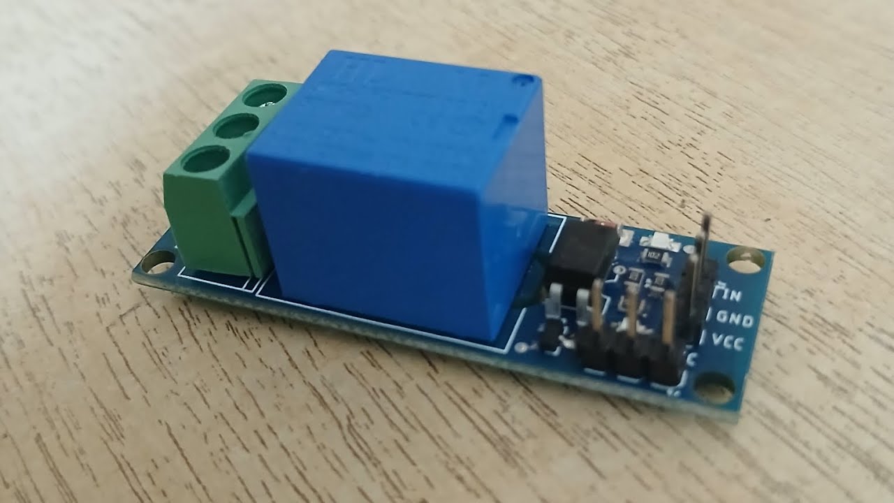 single channel 12v relay with optocoupler, basic circuit wiring. - YouTube