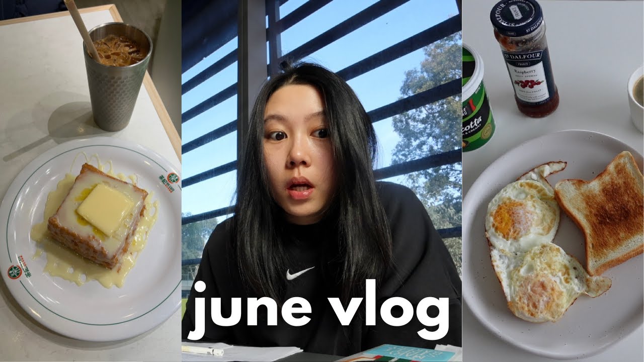 june vlog 生日蛋糕終於吃完了! 告五人🕺🏻🥁 ricotta toast🍞 - YouTube