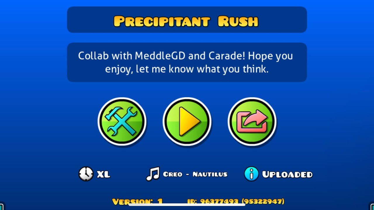 "Precipitant Rush" Layout | Geometry Dash - YouTube
