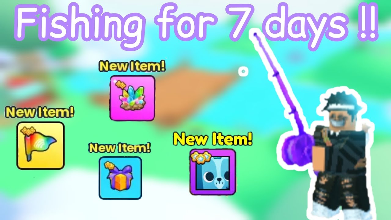 fishing for 7 days in pet simulator 99 #ps99 - YouTube