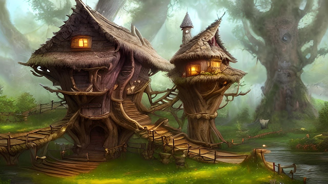 Celtic Elf Music - Old Wood Elf Village ★807 | Beautiful, Magical - YouTube