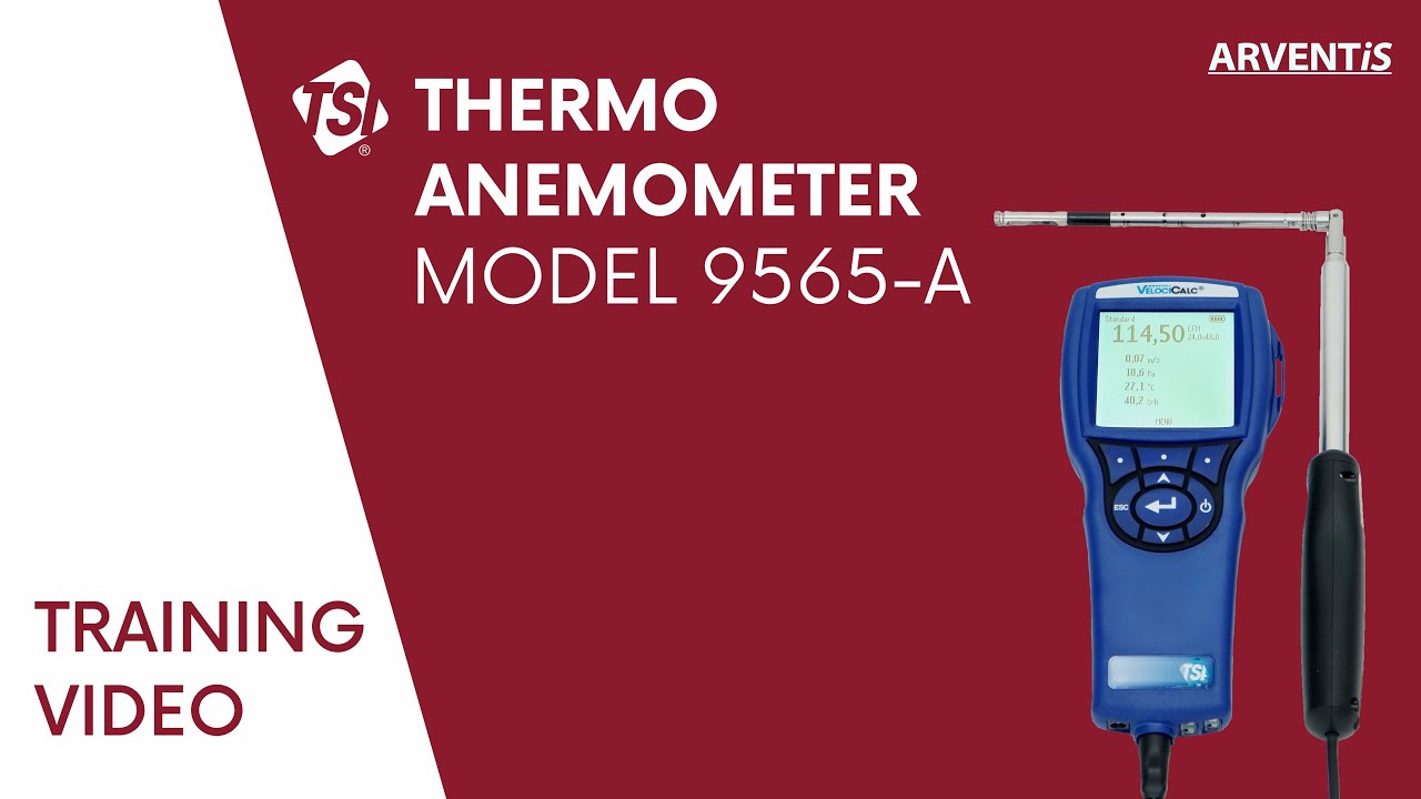 TSI Thermo #Anemometer Model 9565-A | Cara Penggunaan - YouTube