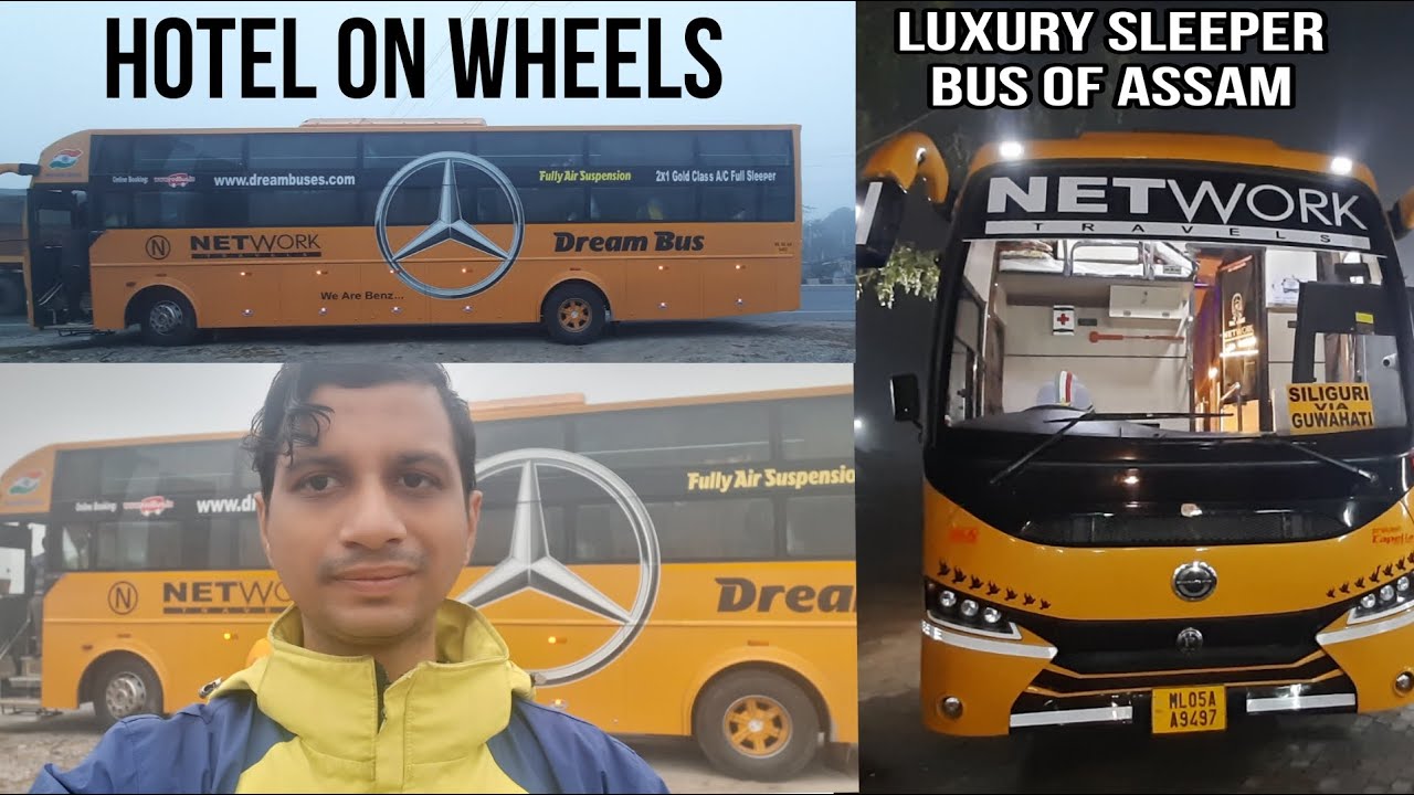 ASSAM first ever ULTRA LUXURY BHARAT BENZ Sleeper BUS JOURNEY (worth 1 ...