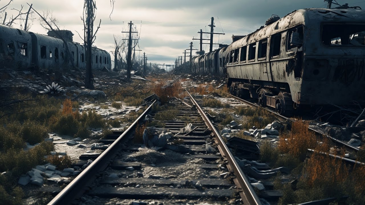 The Last Railways on Earth | Post Apocalyptic Ambience - YouTube