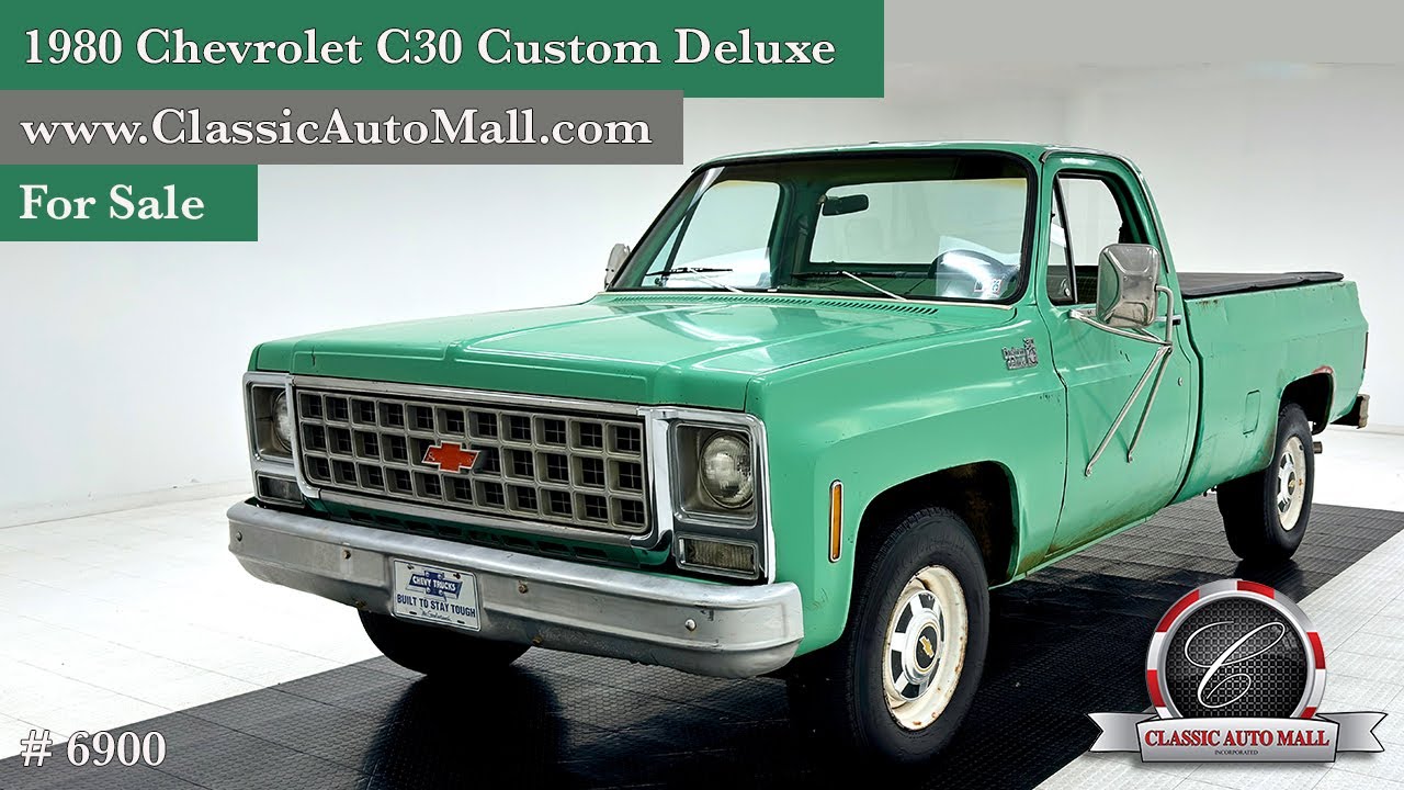 Survivor 1980 Chevrolet C30 Custom Deluxe Pickup Truck - Consignments ...