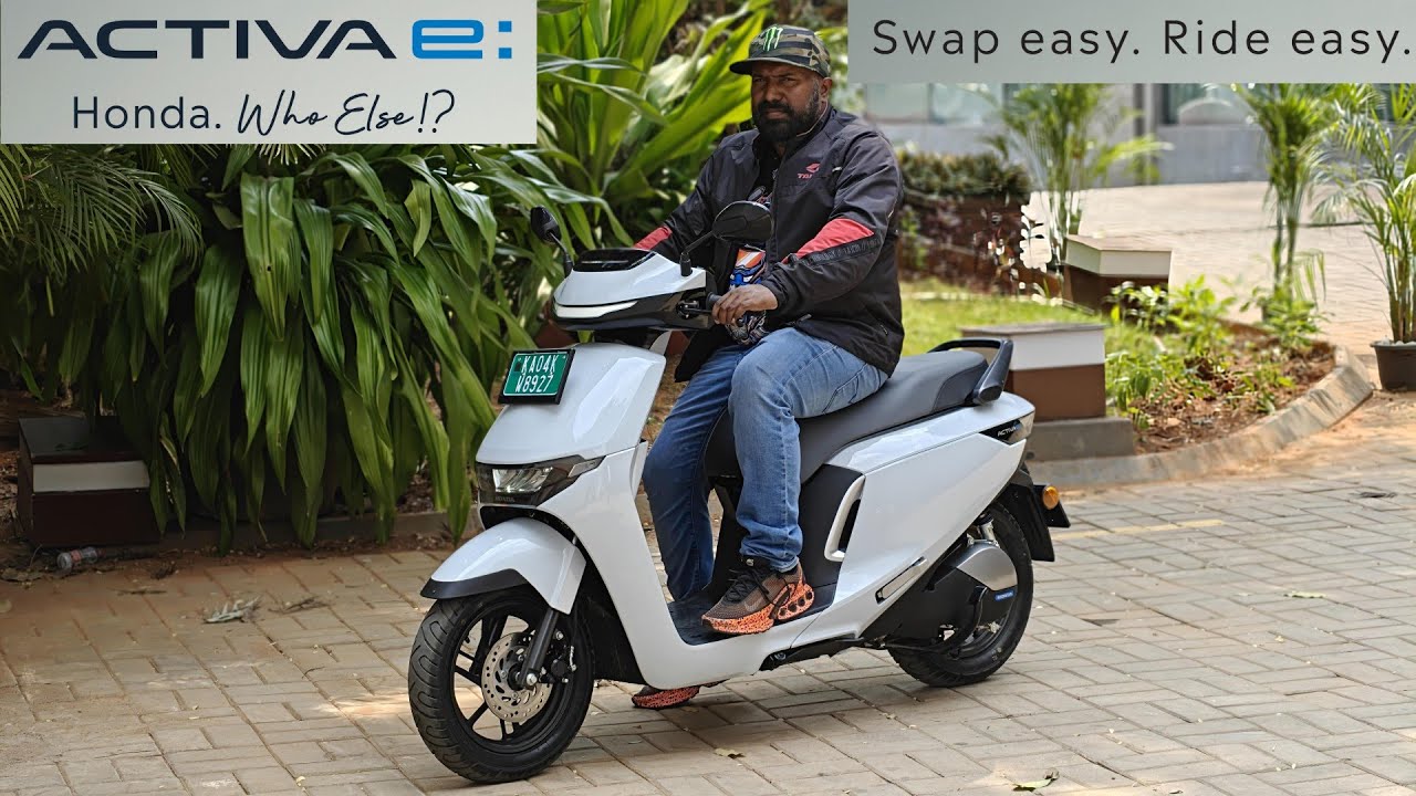 HONDA ACTIVA E Review | How to Swap Battery | Activa Electric FINALLY ...