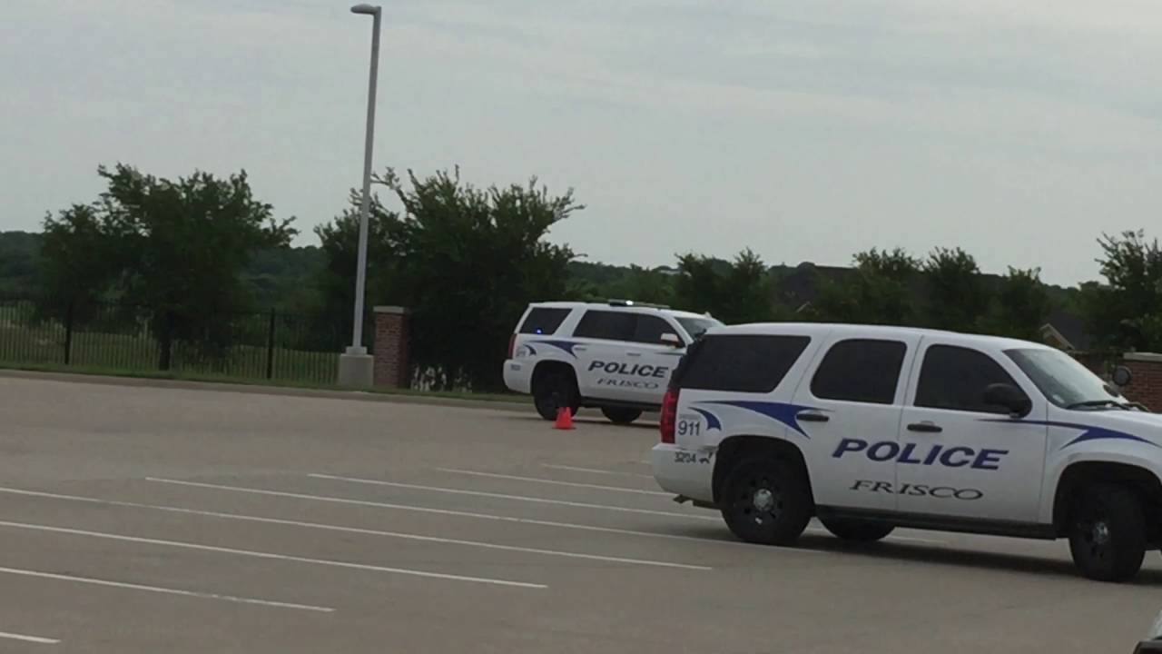 Frisco Police Department car chase training 4 - YouTube