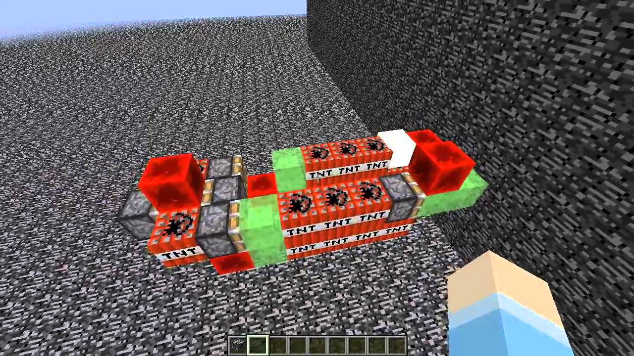 minecraft flying machine TNT missile 11 Types - YouTube
