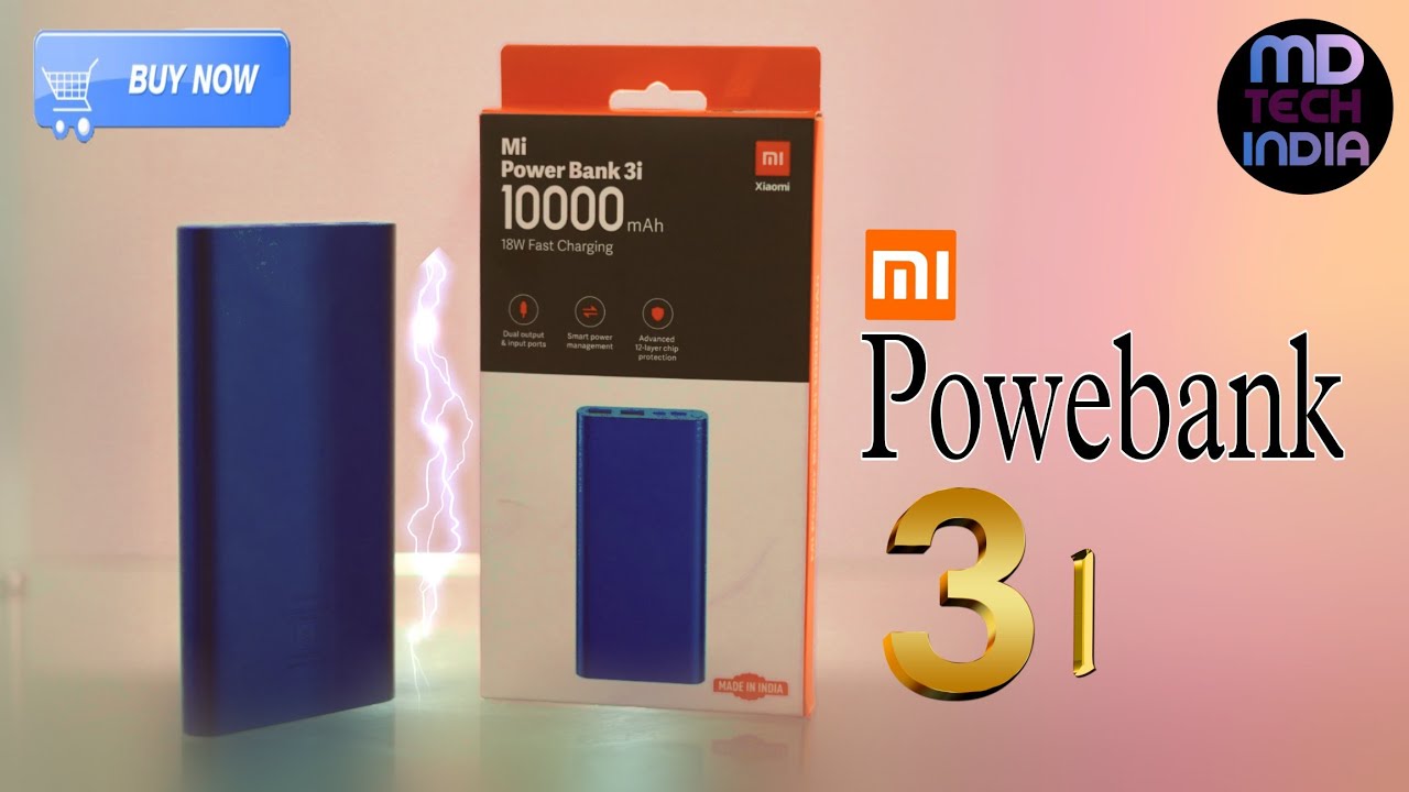 Mi Power Bank 3i 10000mah Unboxing & Review | 18W Fast Charging ...