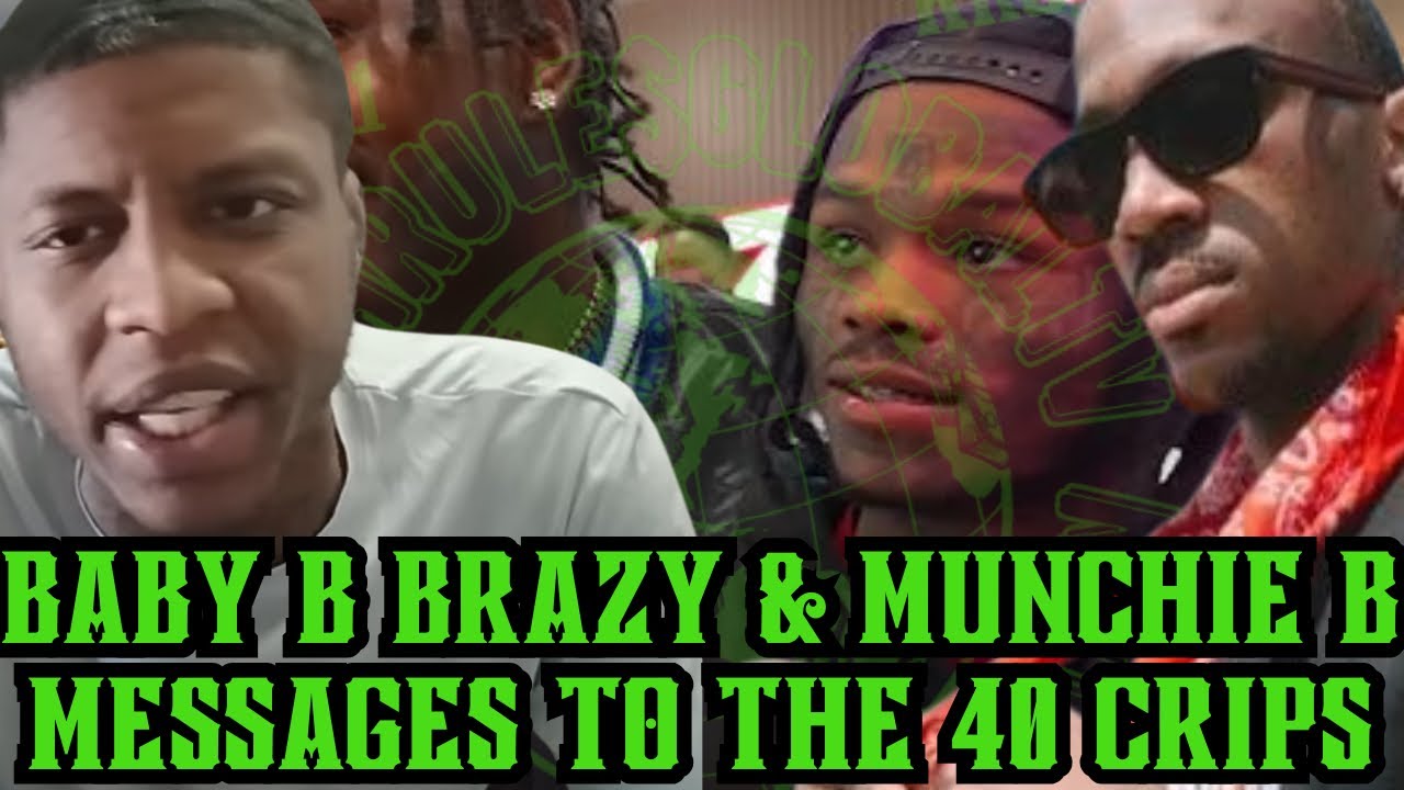 Baby B Brazy Beef W/ X4 & Munchie B Serious Message To The 40 Crips ...