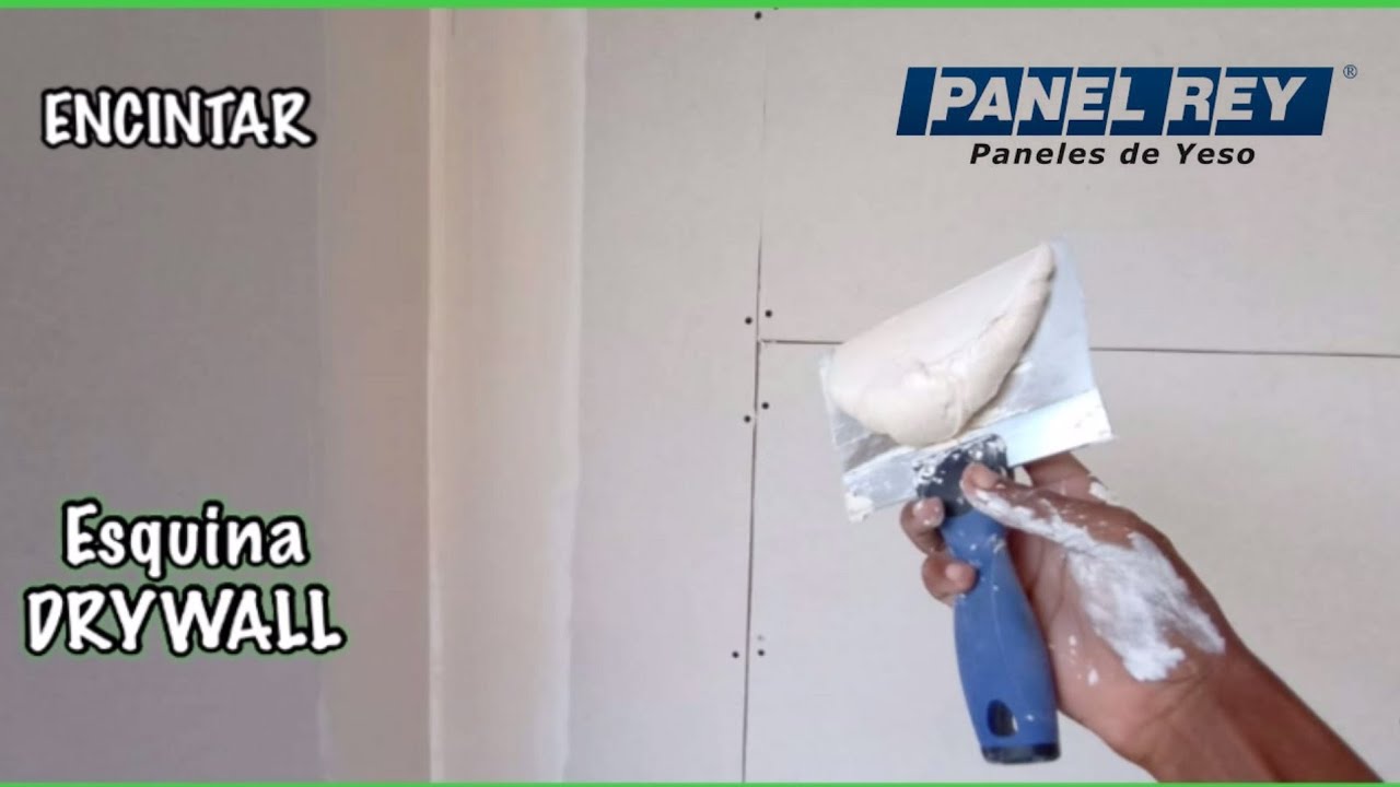 Cómo tratar juntas de DRYWALL en esquina paso a paso , secreto revelado ...