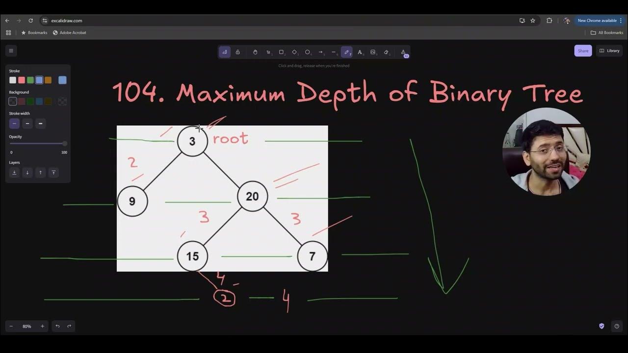 Leetcode 104: Maximum Depth of Binary Tree - Step-by-Step Solution - YouTube