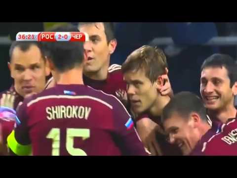 Россия – Черногория 2- 0. 12 10 2015 Футбол  Обзор матча  Все Голы и моменты  Евро 2016