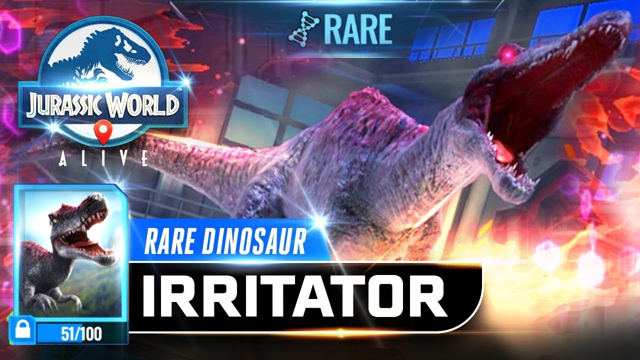 IRRITATOR SPECIAL ARENA RARE DINOSAUR UNLOCKED! 【Jurassic World Alive ...
