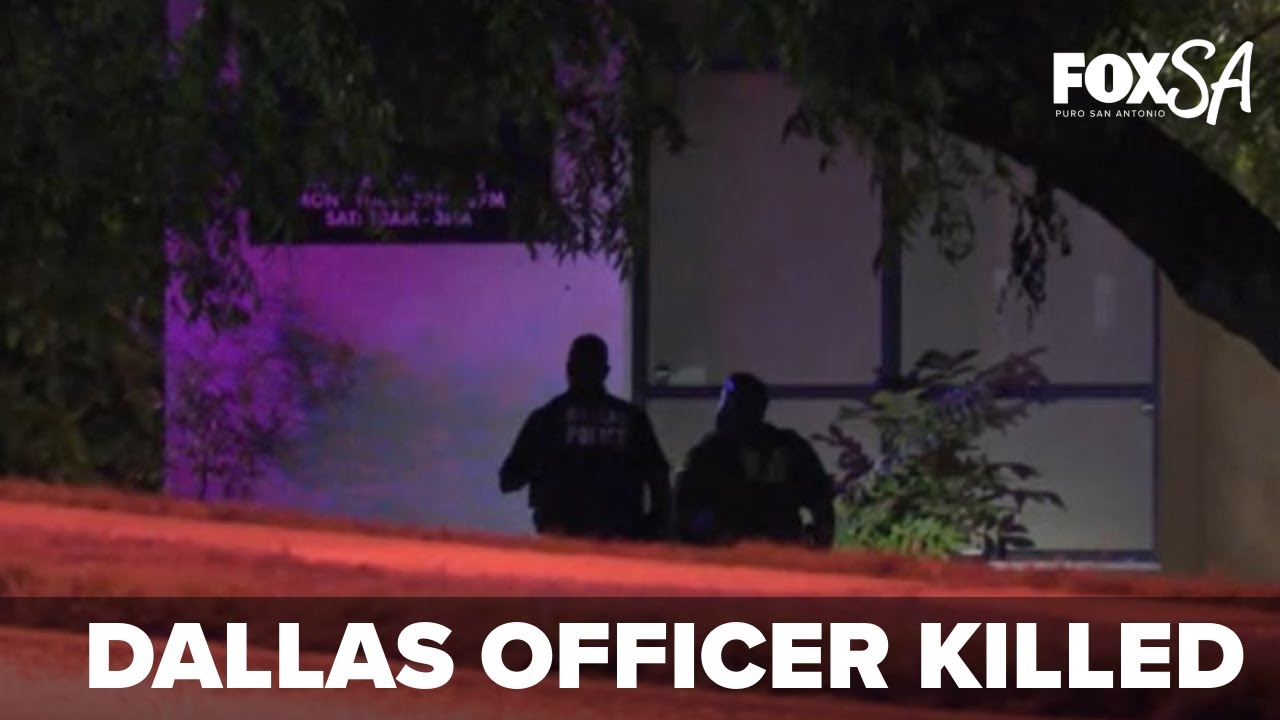 Dallas Officer Shot & Killed - YouTube