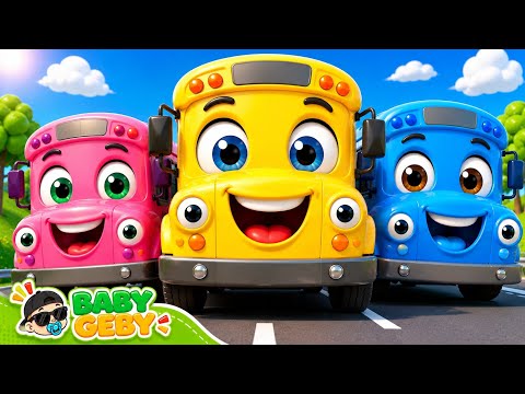 Wheels On The Bus | Baby Geby | Nursery Rhymes & Kids Song