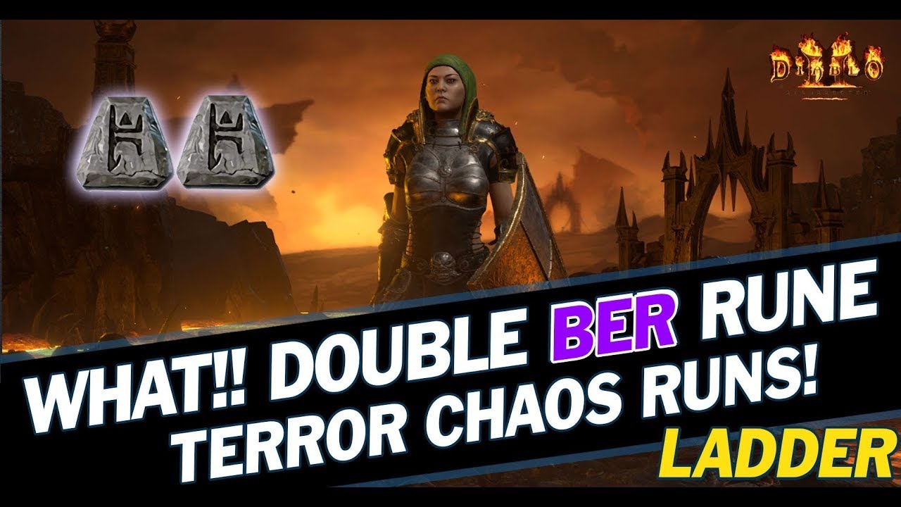 Wait WHAT!? Double BER Rune From Chaos Terror Zone - #d2r #diablo2 # ...