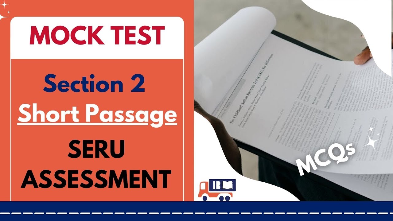 Section-2 SHORT PASSAGE multiple choice -Mock Test - SERU TFL # ...