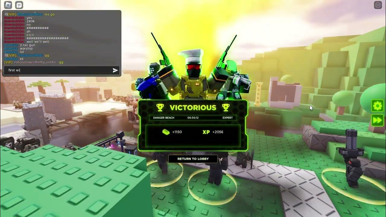 TDX First Expert Mode Win (ROBLOX TDX) - YouTube