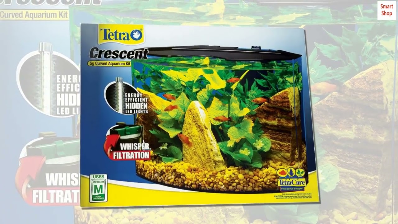 Tetra Aquarium Kit, Fish Tank with Filter & Lights - YouTube