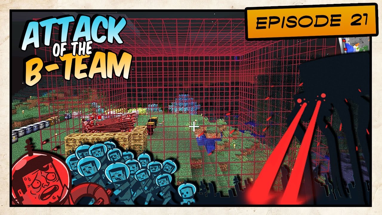 Minecraft - Attack of the B-Team! Base Preparations - E21 - YouTube