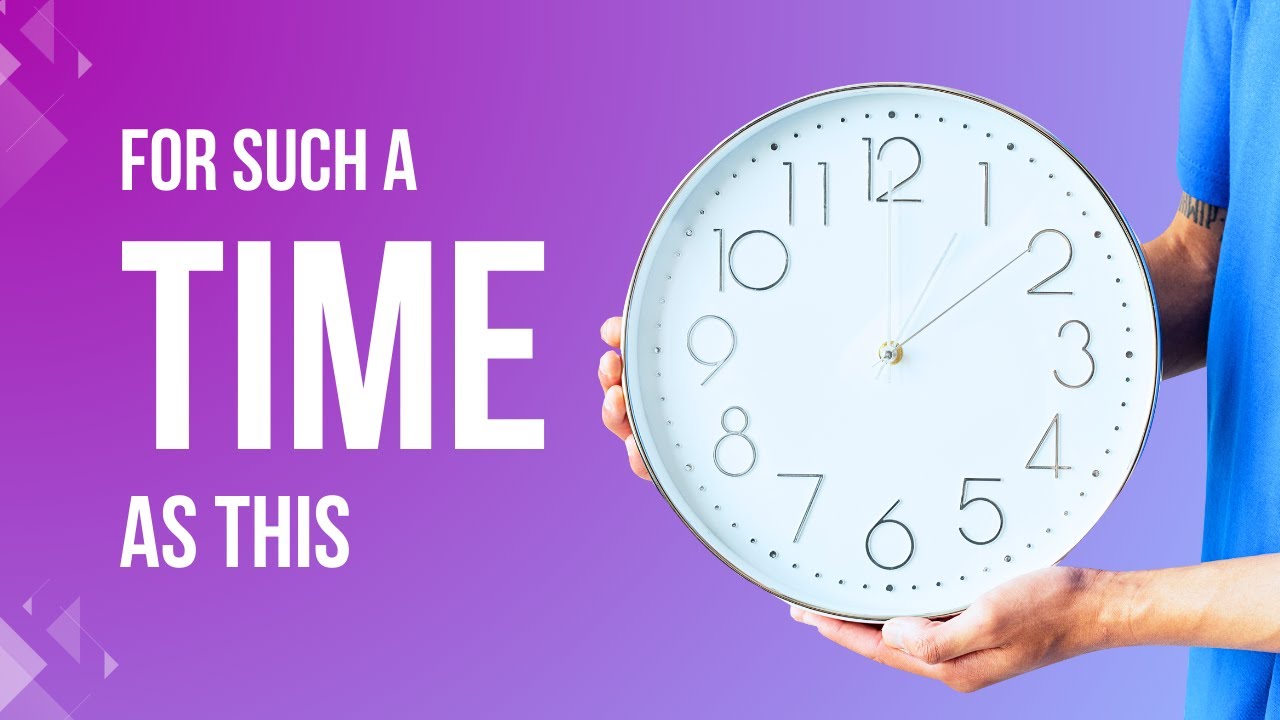 For Such a Time As This. - YouTube