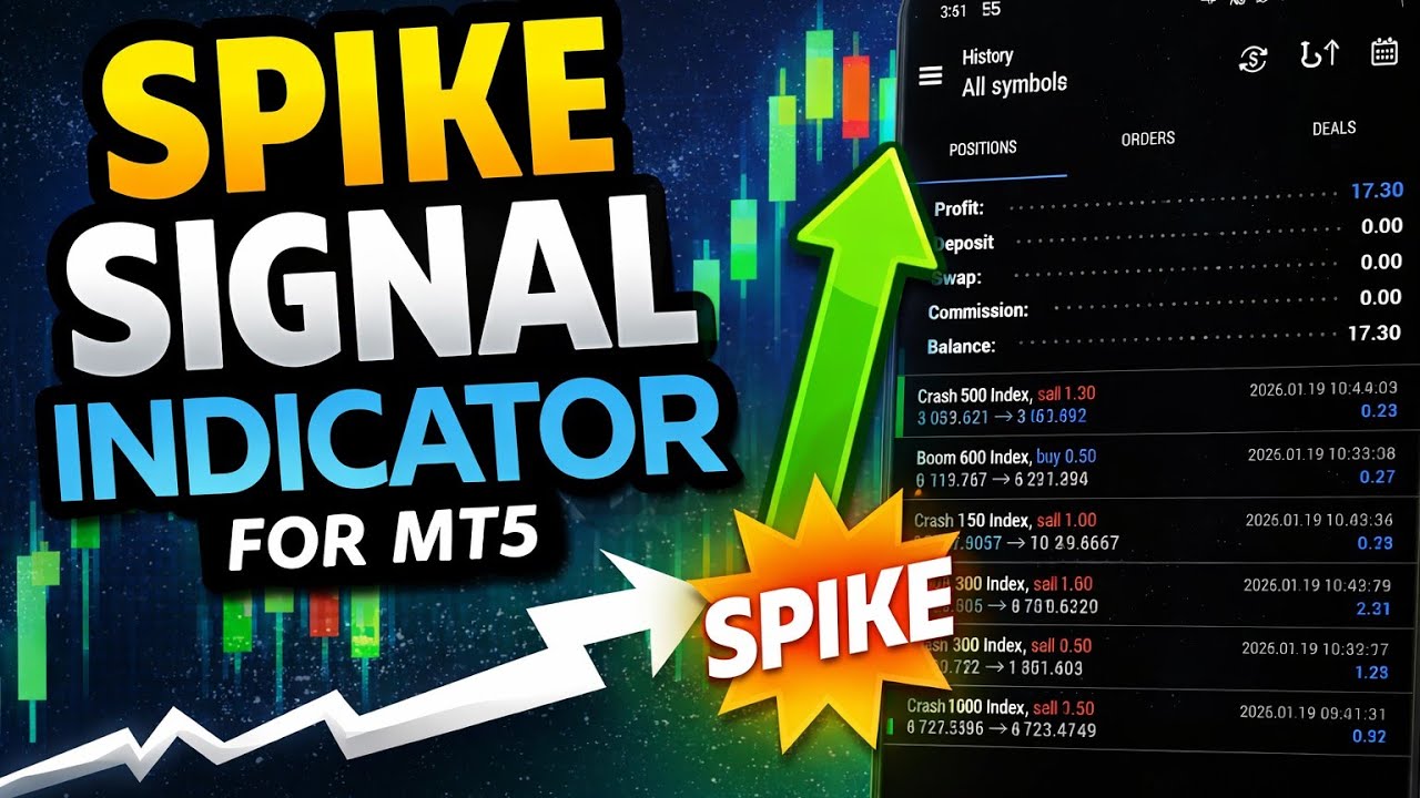 Boom and crash index trade☝️ using this - YouTube