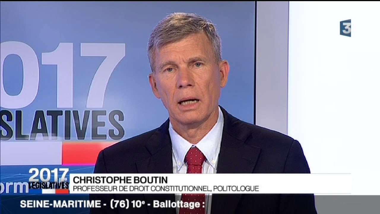 1er tour des légisilatives : l'analyse de Christophe Boutin - YouTube